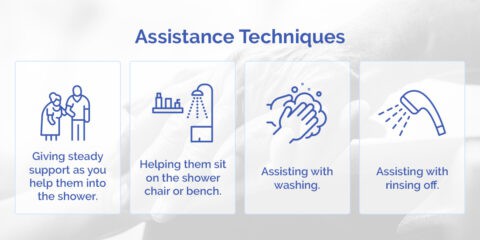 How to Assist an Elderly Person in the Shower